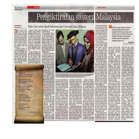 Berita Harian 30 Mac 2010 (Baha Zain) | PDF
