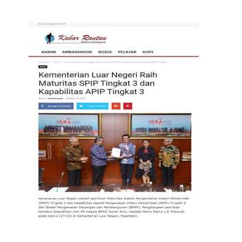 Raihan IACM 3 APIP Kemlu | PDF