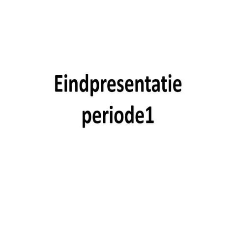 Berk Powerpoint Presentatie Voor Eindpresentatie 1 | PPTX