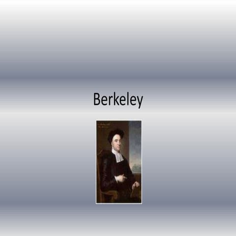 George berkeley | PPT