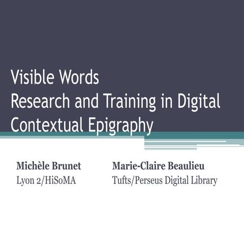 Project visible words/motsavoir