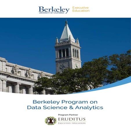 Berkeley Program on Data Science & Analytics 2018 Brochure | PDF