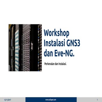 Introduction to GNS3 and EVE-NG | PDF