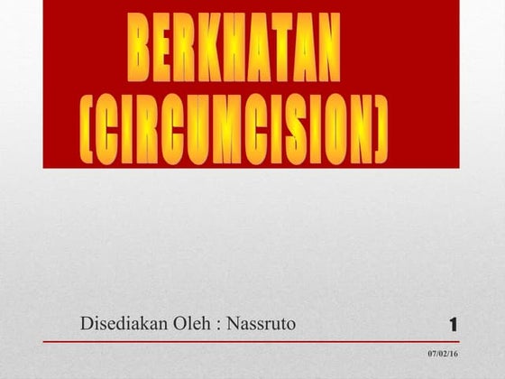 Circumcision | PPTX | Reproductive Health | Diseases and Conditions