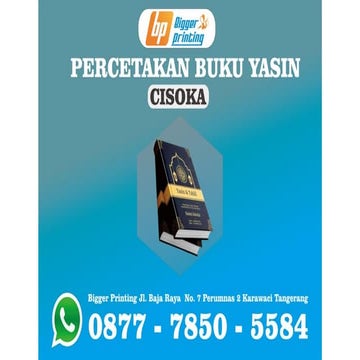BERKUALITAS, Wa.Call. 0877-7850-5584, Percetakan Buku Yasin Cisoka.pdf
