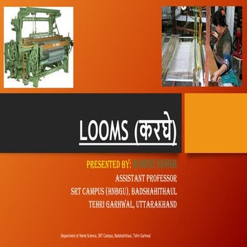 Weaving Looms | PDF
