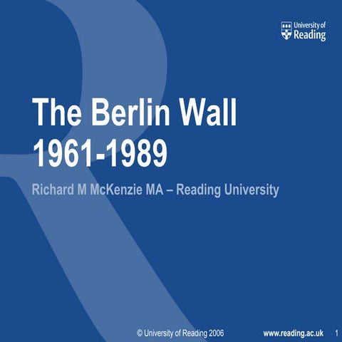 The Berlin Wall | PPT