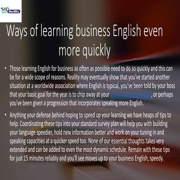 Learn Business English | PPT