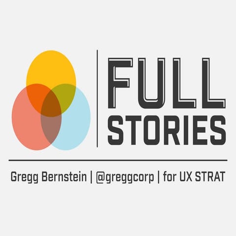 UX STRAT USA, Gregg Bernstein, "Using Contextual Research to Guide ...