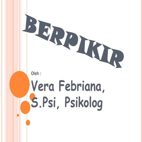 Berpikir | PPTX