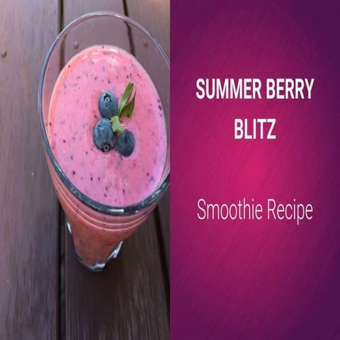 Berry Blitz Smoothie | PPT