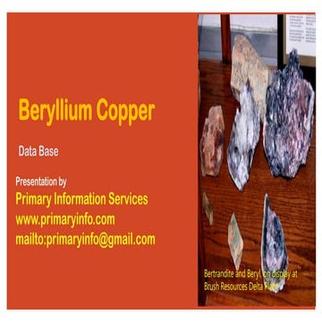 Beryllium copper | PDF