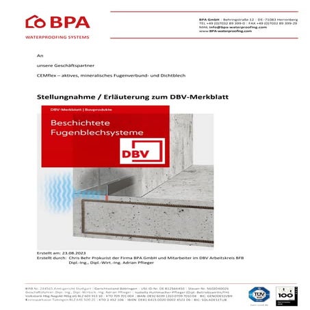 EPD CEMflex VB Environmental Product Declaration | PDF
