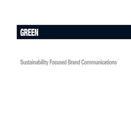 Be Seen, Go Green Graham Lewis | PDF
