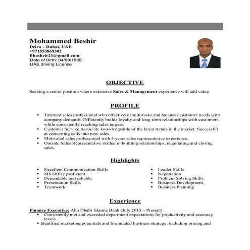 Beshir new cv (7) last update | PDF