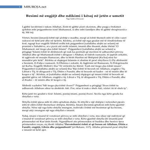 Besimi ne engjej dhe ndikimii kesaj ne jeten e umnetit | PDF