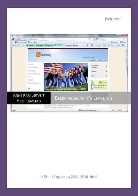 Mål i ik tplan samlet på tema | PDF