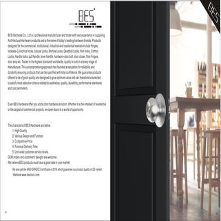 Handle lock catalog form BES hardware | PDF