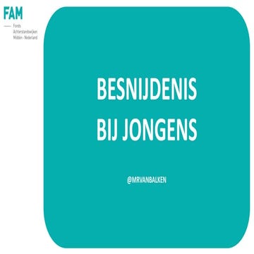Besnijdenis bij jongens | PPT