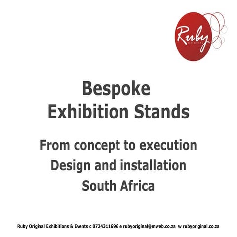 Bespoke Exhibition Stands | PPT