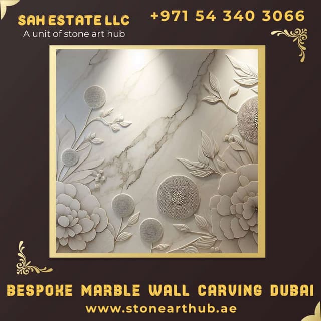 Bespoke Marble Wall Carving Dubai - ☎ +971 54 340 3066 | PDF