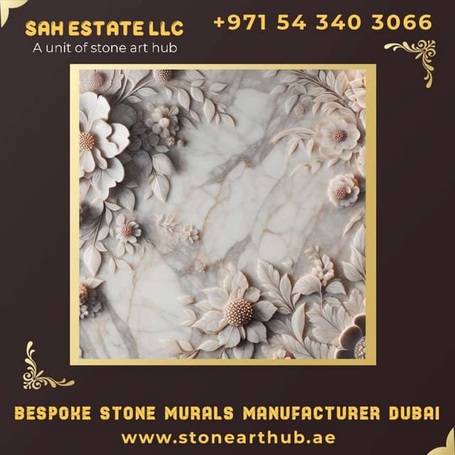 Bespoke Stone Murals Manufacturer Dubai - ☎ +971 54 340 3066 | PDF