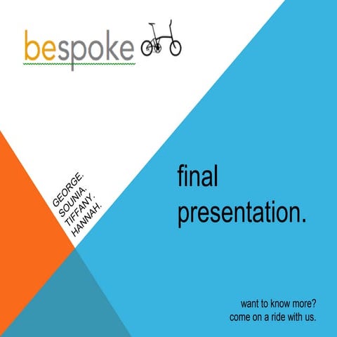 Bespoke final presentation | PPTX