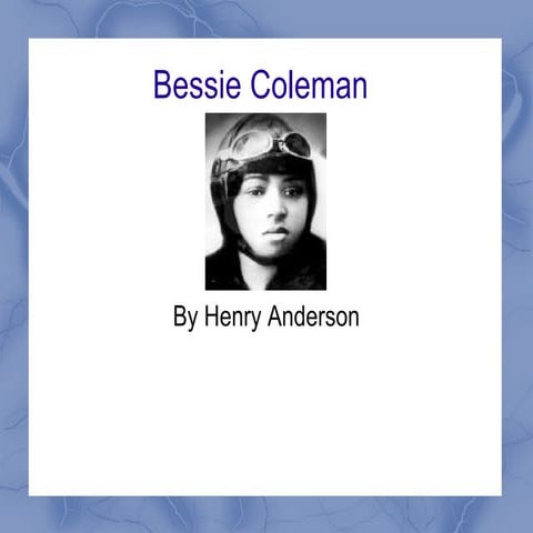 Bessie Coleman | ODP