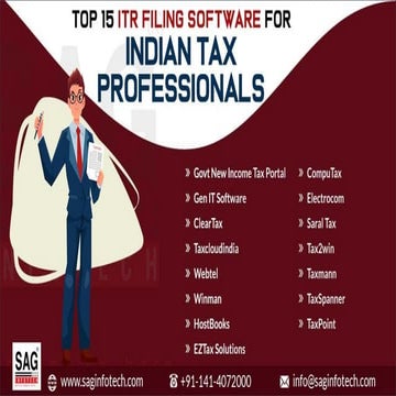 Top 15 Tax Return Filing Software That CAs Can Use for Official Tasks | PDF