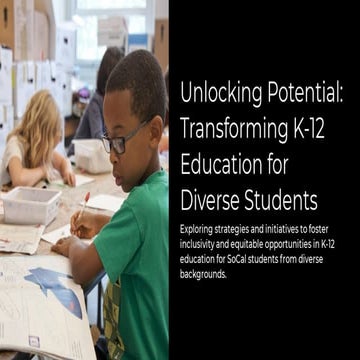 Top Black Bipoc Latinx K-12 Private School Consultant Socal | PPTX