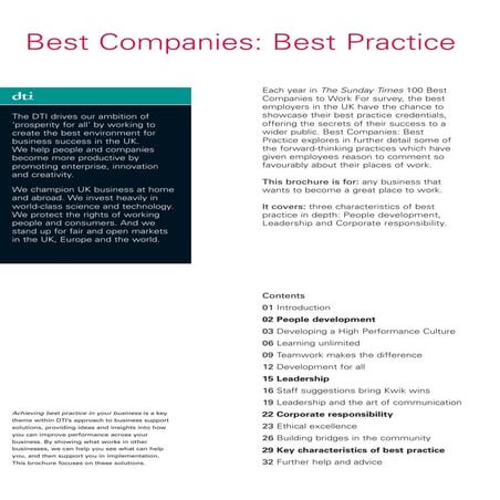 Best-companies-best-practices | PDF | Human Resources | Business