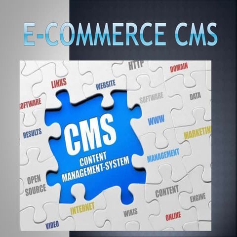 Best e-commerce cms | PPTX