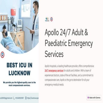 Best ICU in Lucknow | Apollo 24/7 Adult & Paediatric Emergency Services ...