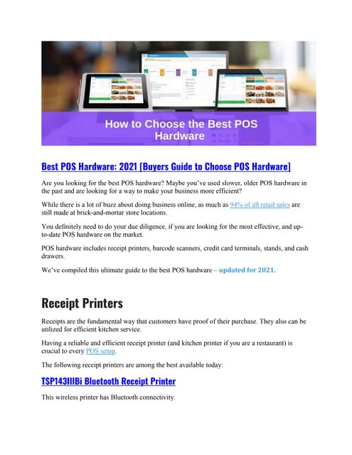 Best mobile pos system | PPT