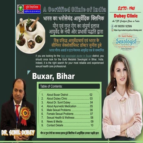 Opting Best Sexologist Doctor for Buxar, Bihar | Leading Patna, India | PDF