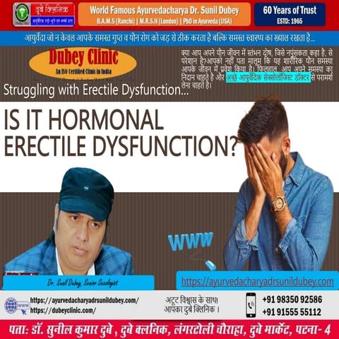 Deal with HED Problems Best Sexologist in Patna Bihar India Dr. Sunil ...