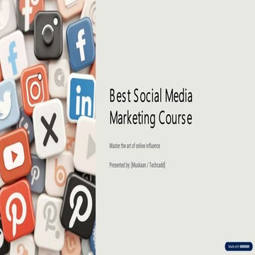 Best Social Media Marketing course in Jalandhar | PDF