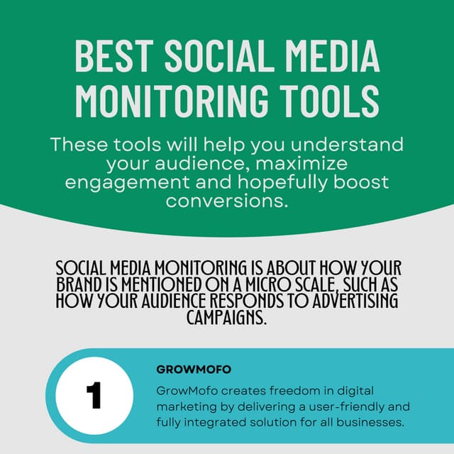Best Social Media Monitoring Tools | PDF