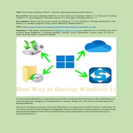 Windows 10 backup options | DOCX