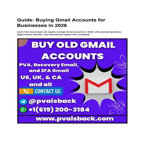 Best 12 Strategies Guide_ Buying Gmail Accounts Safely in 2026.pdf