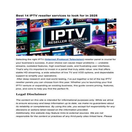 Best 14 IPTV reseller services to look for in 2025.pdf