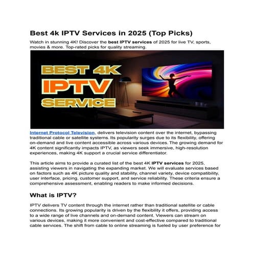 Best 4k IPTV Services in 2025 (Top Picks).pdf