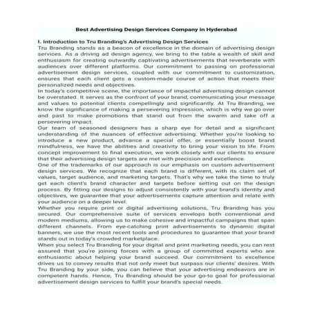 Best Advertising Design Services Company in Hyderabad.pdf