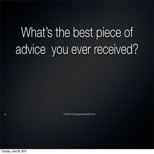 Best advice post | PPT