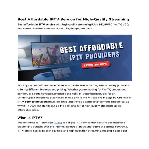 Best Affordable IPTV Service for High-Quality Streaming (1).pdf