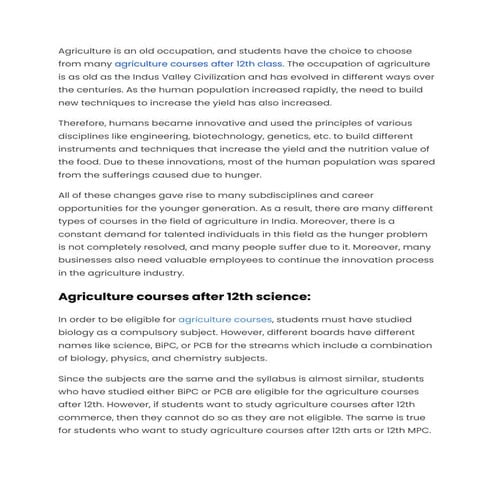 List of Agriculture Courses After 12th Class.pdf