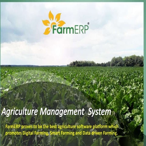 best agriculture management system | PPTX