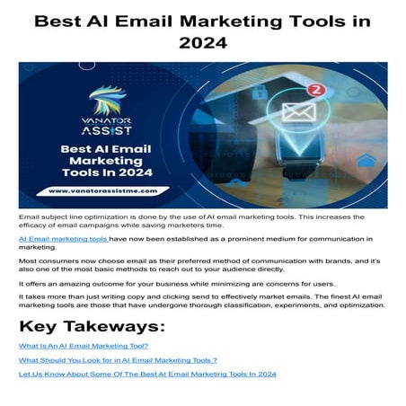 Best AI Email Marketing Tools in 2024.pptx