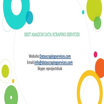 Amazon Data Scraping Services by Scraping intelligence | PDF