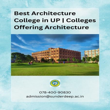 Axis Colleges - Best Architecture College in UP | PDF